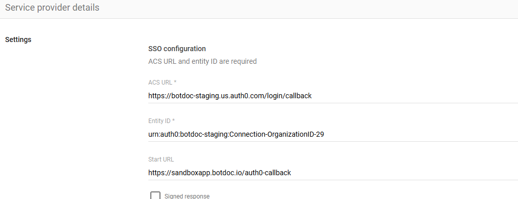 Retrieving SAML XML Metadata from Google Workspace